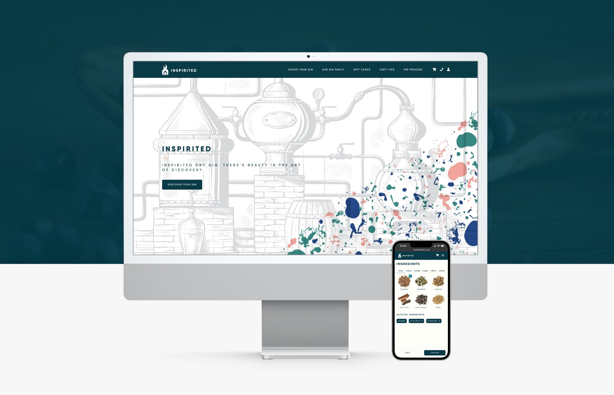 Inspirited Gin - Responsive Web Design | Case Study – Mucky Puddle